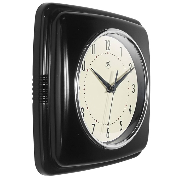 Wall Decor | Infinity Instruments 9 Inch Retrovintage Square Wall Clock ...